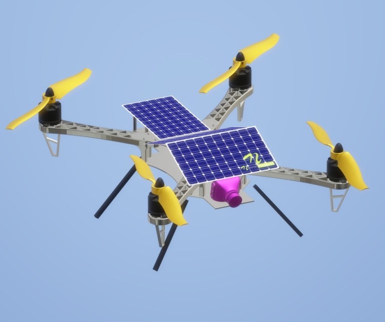 Solar-Powered Drones and UAVs