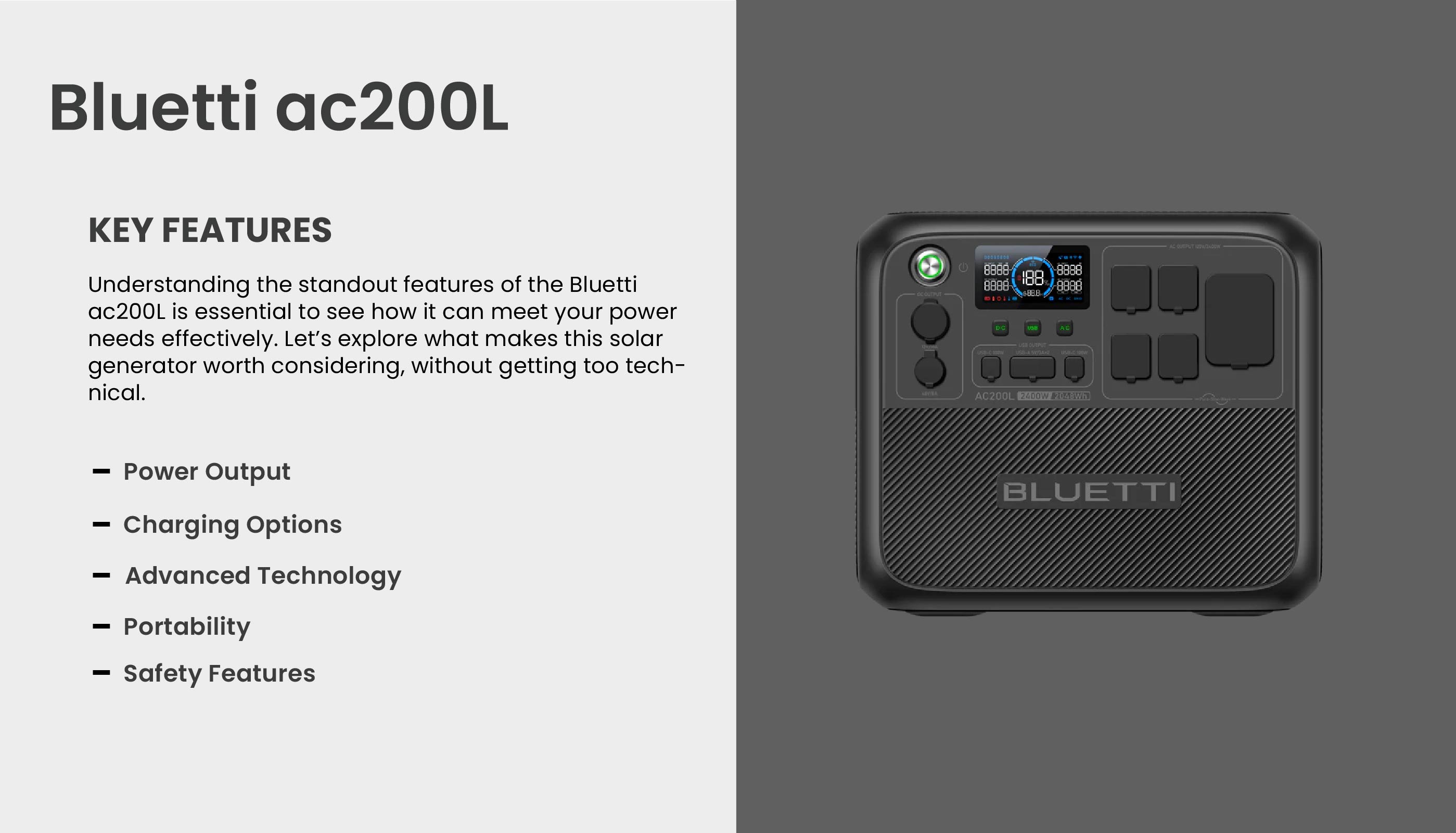 Bluetti ac200L Review