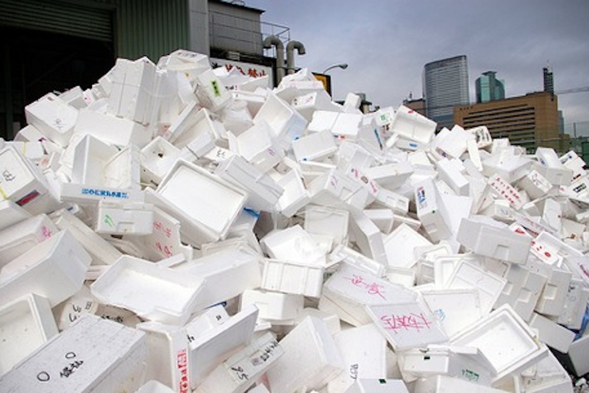 How to dispose of styrofoam?